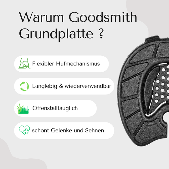 Anpassbare Hufschuhe für Pferde